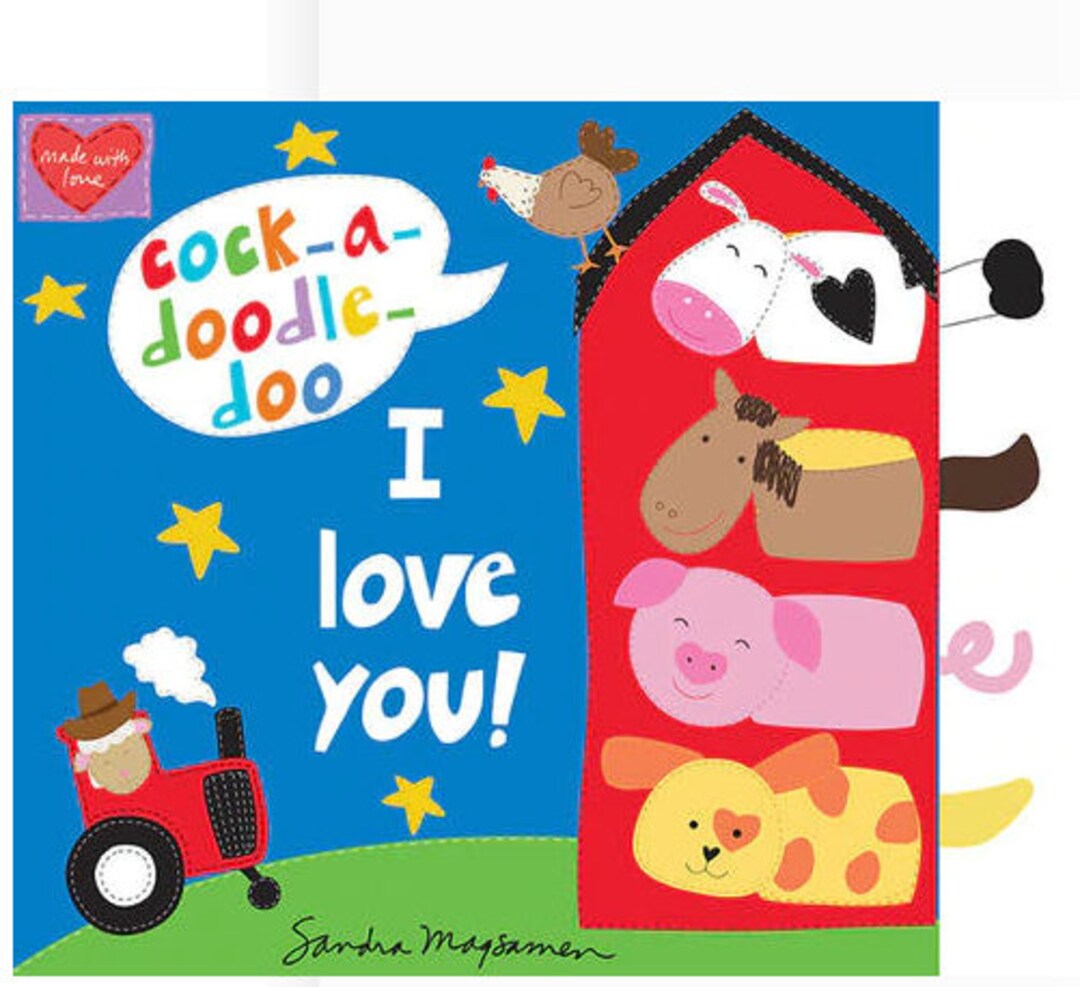 Farm Soft Book PANEL "cock-a-doodle-doo" From Huggable & Loveable for ...