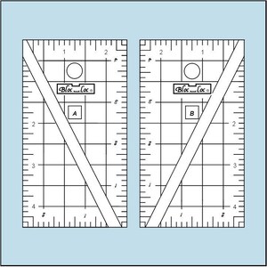 Half-rectangle Triangle 2:1 Ruler Set MINI 4.5x8.5 Ships Free With ...