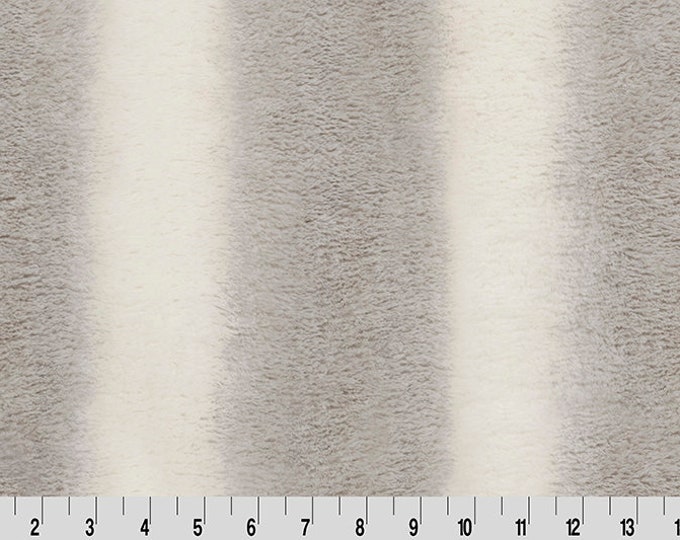 Luxe Cuddle® Arctic Chinchilla in Silver & White From Shannon Fabric's ...