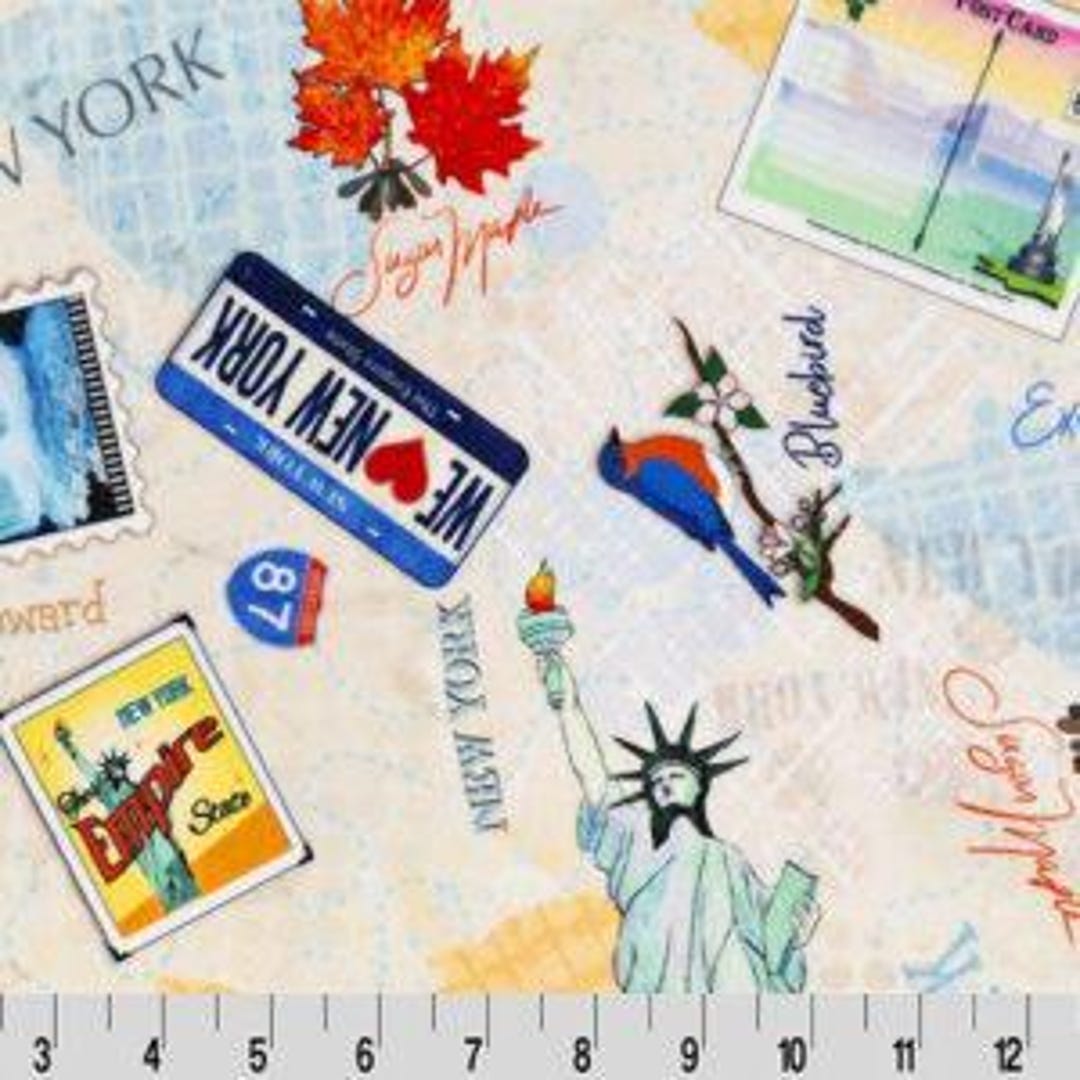 Where Ya' Been States Digital Cuddle® New York MINKY Plush From Shannon ...