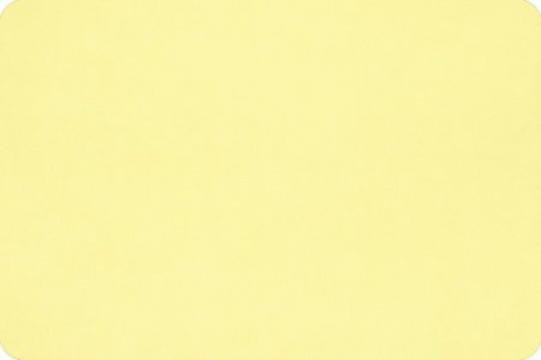 Solid Cuddle® 3 in Yellow Minky Plush Fabric From Shannon Fabrics- 3mm ...