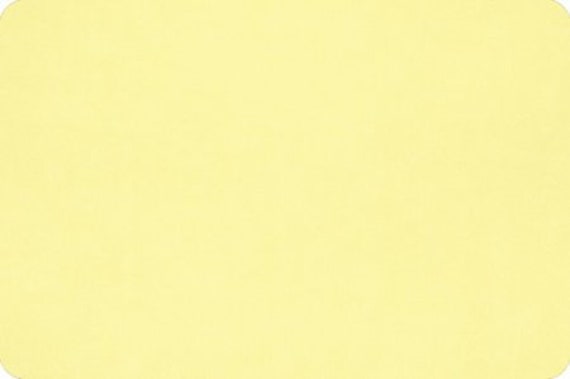 Solid Cuddle® 3 in Yellow Minky Plush Fabric From Shannon | Etsy