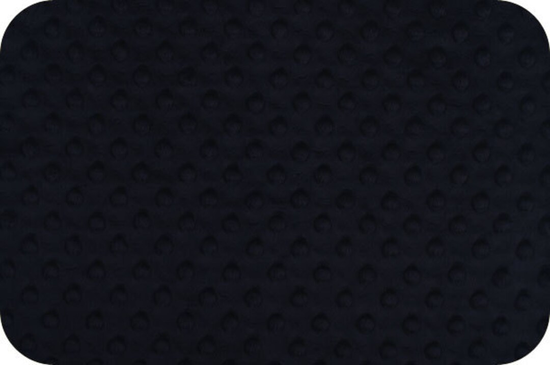 Black Cuddle® Dimple Plush Minky From Shannon Fabrics- 3mm Pile - Etsy