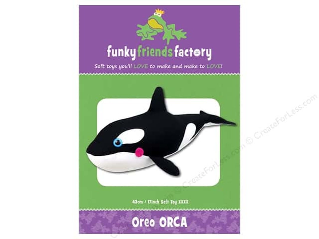 PAPER PATTERN - Oreo the Orca From Funky Friends Factory - Etsy