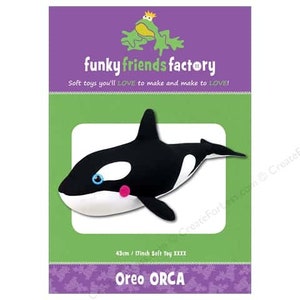 PAPER PATTERN - Oreo the Orca From Funky Friends Factory - Etsy