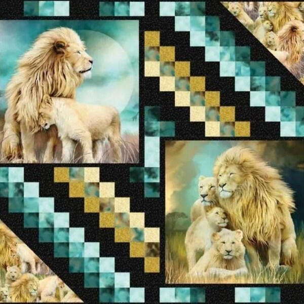 Lion Quilt - Etsy