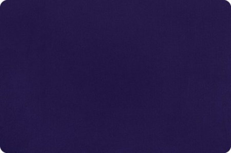 Solid Cuddle® 3 in Indigo Purple Smooth MINKY From Shannon - Etsy
