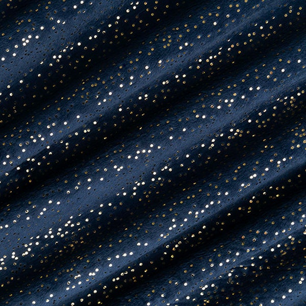 Navy and Gold Fabric - Etsy