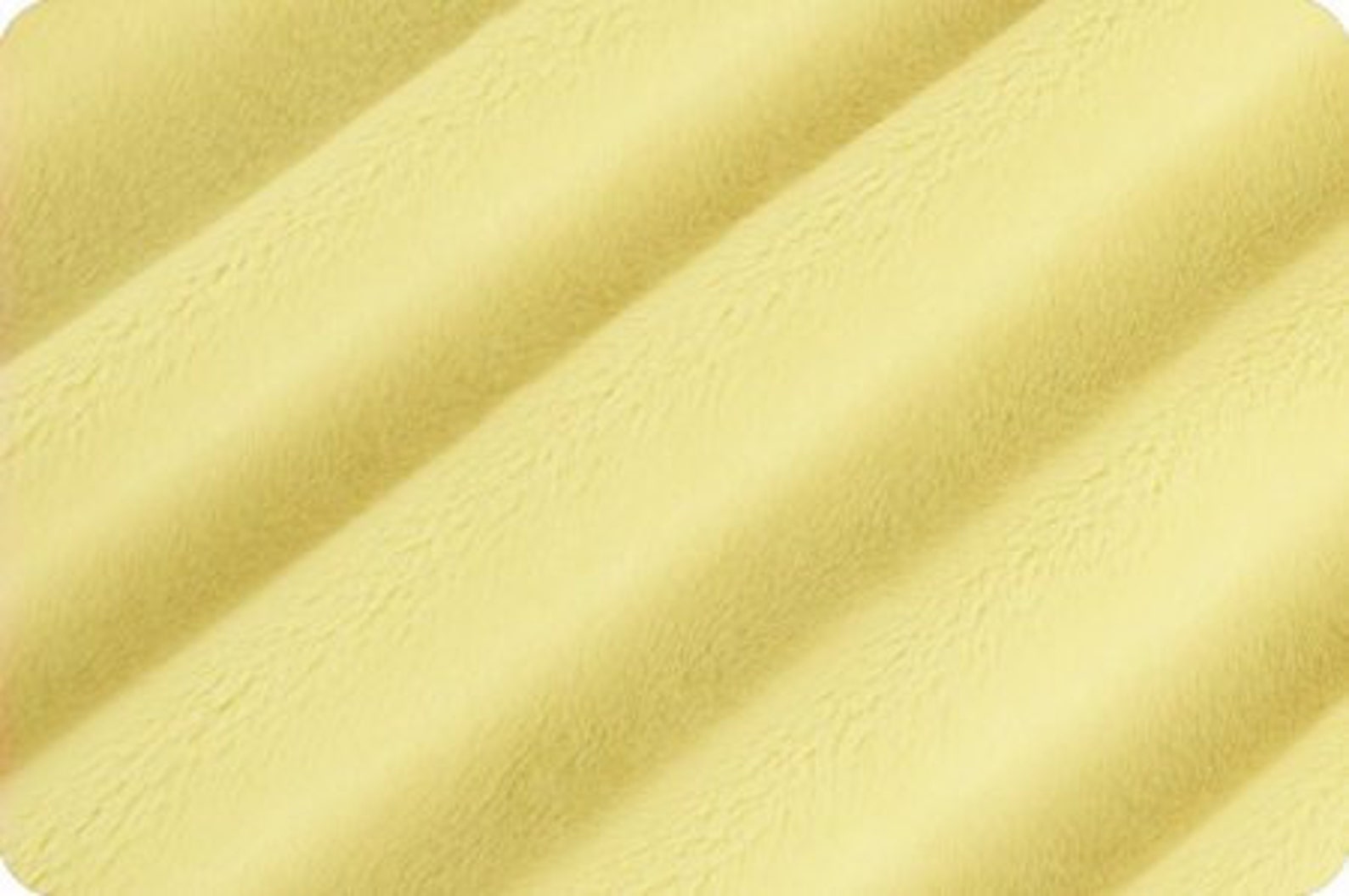 Solid Cuddle® 3 in Yellow Minky Plush Fabric From Shannon Fabrics- 3mm ...