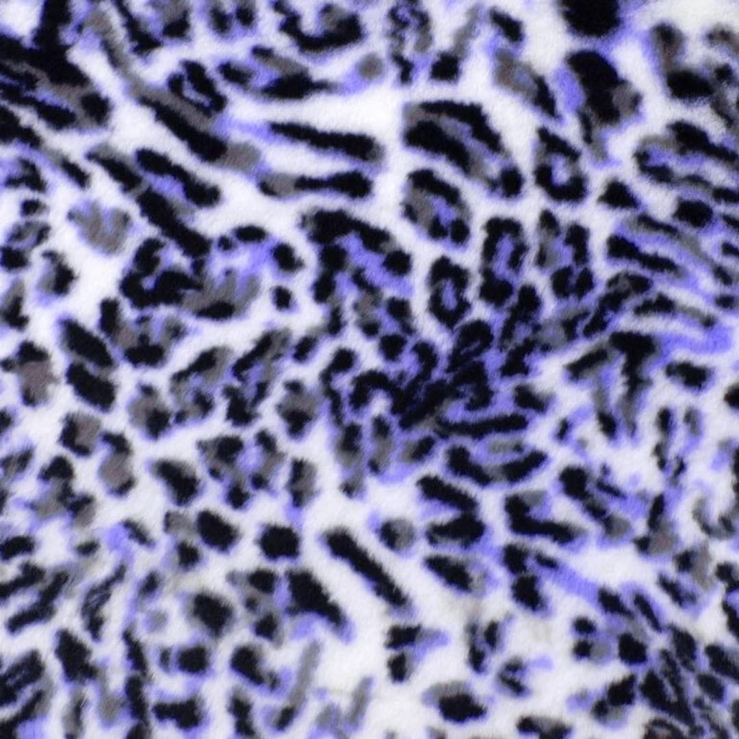 Purple Neon Lynx Kodi Snuggle From EZ Fabrics - Etsy