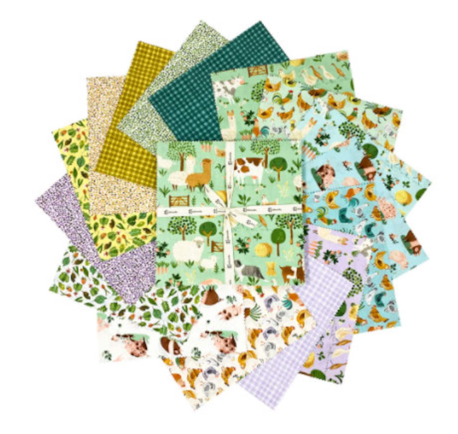 Farm Yard Toile in Light Purple From Dale Farm Collection by - Etsy