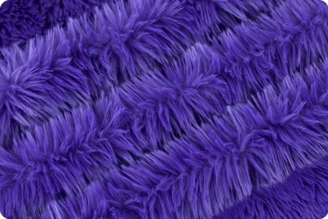 Dreamy Fur in Purple - Faux Fur From Shannon Fabrics - You Choose the ...