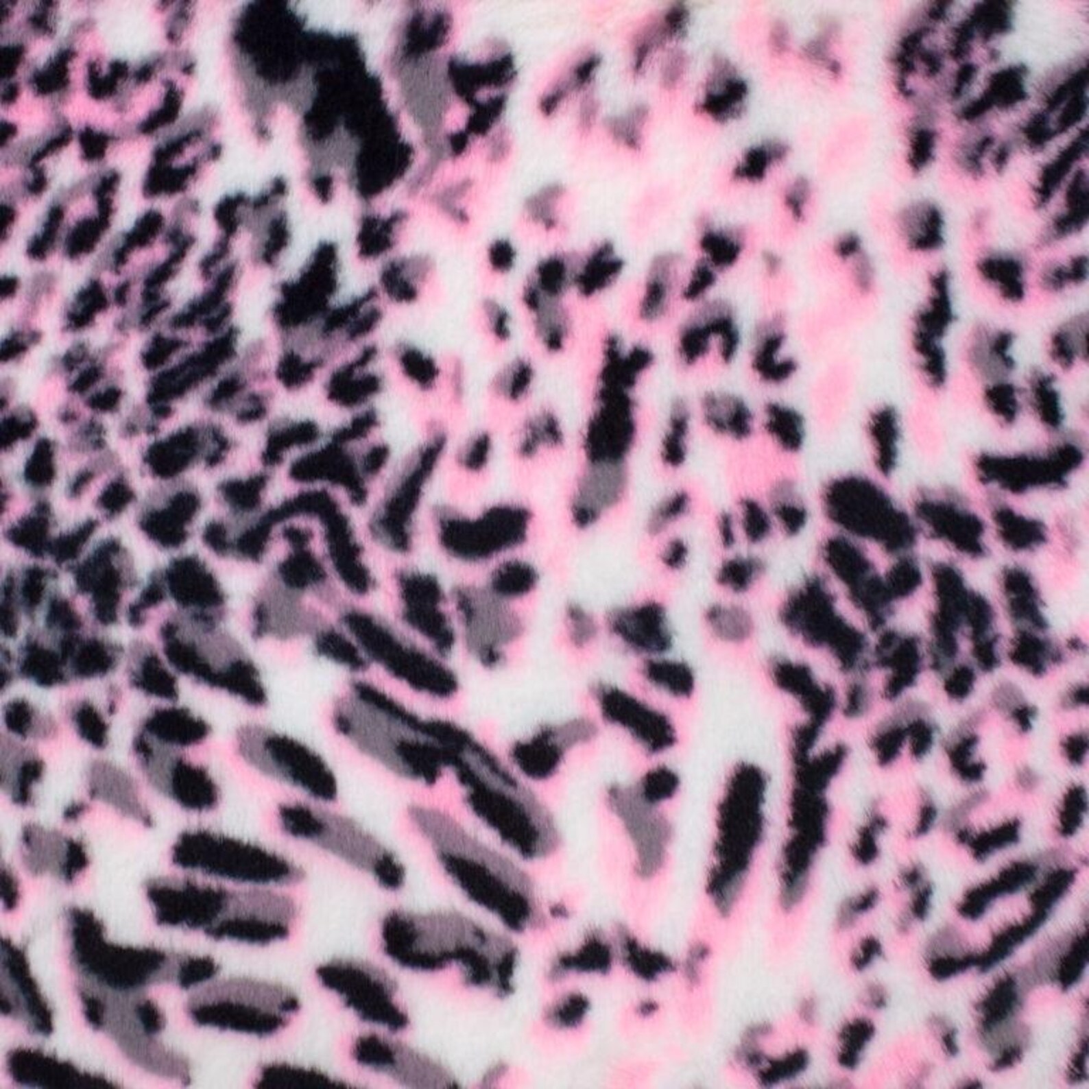 Pink Neon Lynx Kodi Snuggle From EZ Fabrics - Glows in Black Light - Etsy