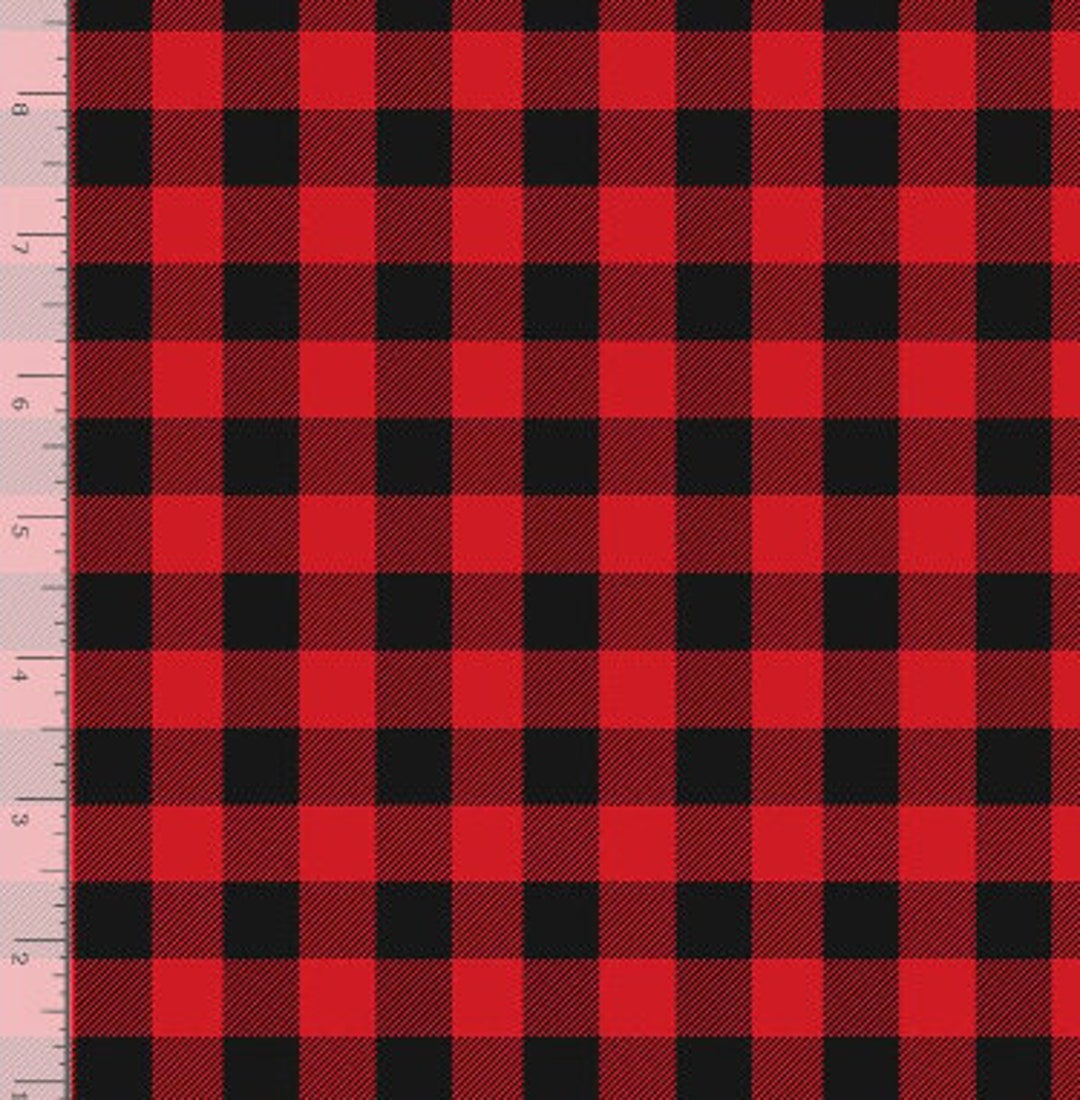 Red Buffalo Check Plaid From Timeless Treasure's Tree Farm Collection ...