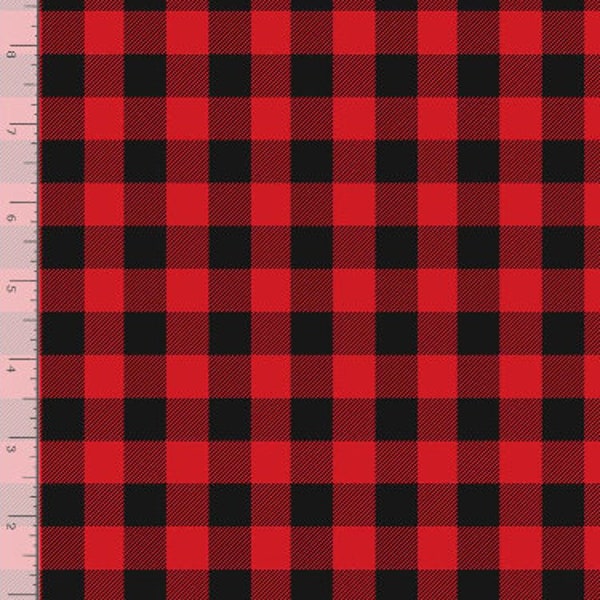 Red Buffalo Check - Etsy