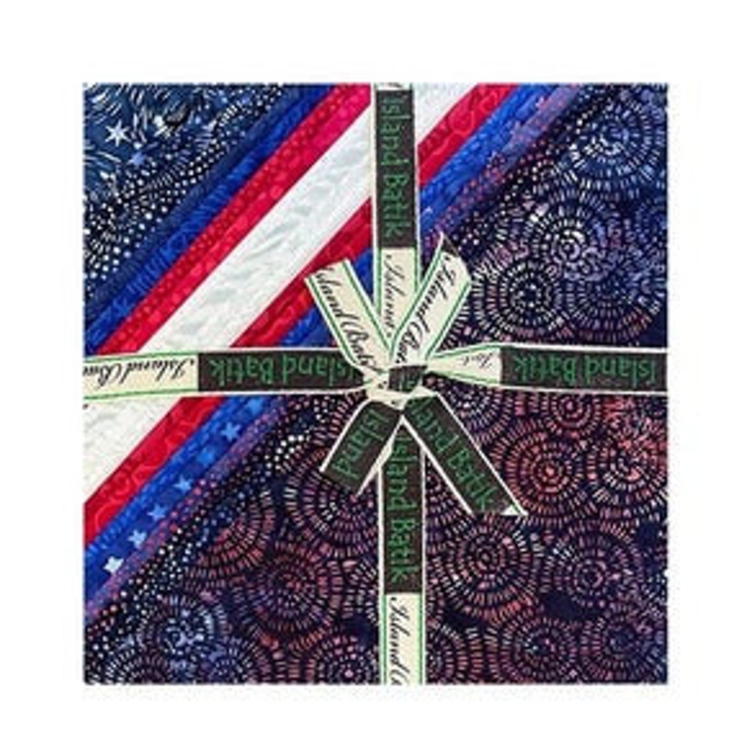 Layer Cakes - Americana 10 Inch Stacker / Layer Cake From Island Batiks ...