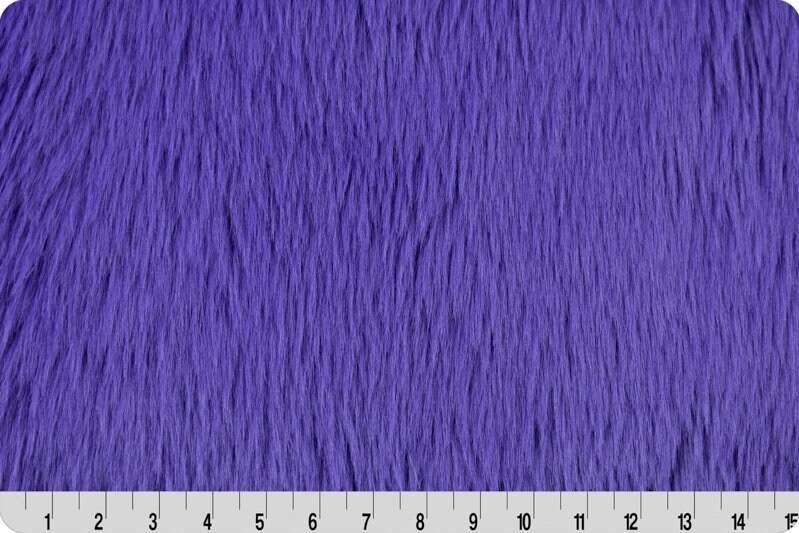 Dreamy Fur in Purple - Faux Fur From Shannon Fabrics - You Choose the ...