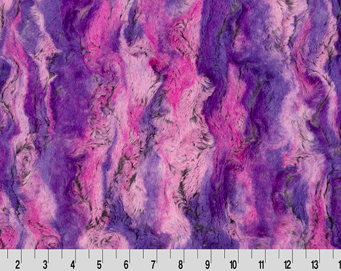 MINKY - Luxe Cuddle® Wild Rabbit in Amethyst Purple Luxury Furry Fabric ...