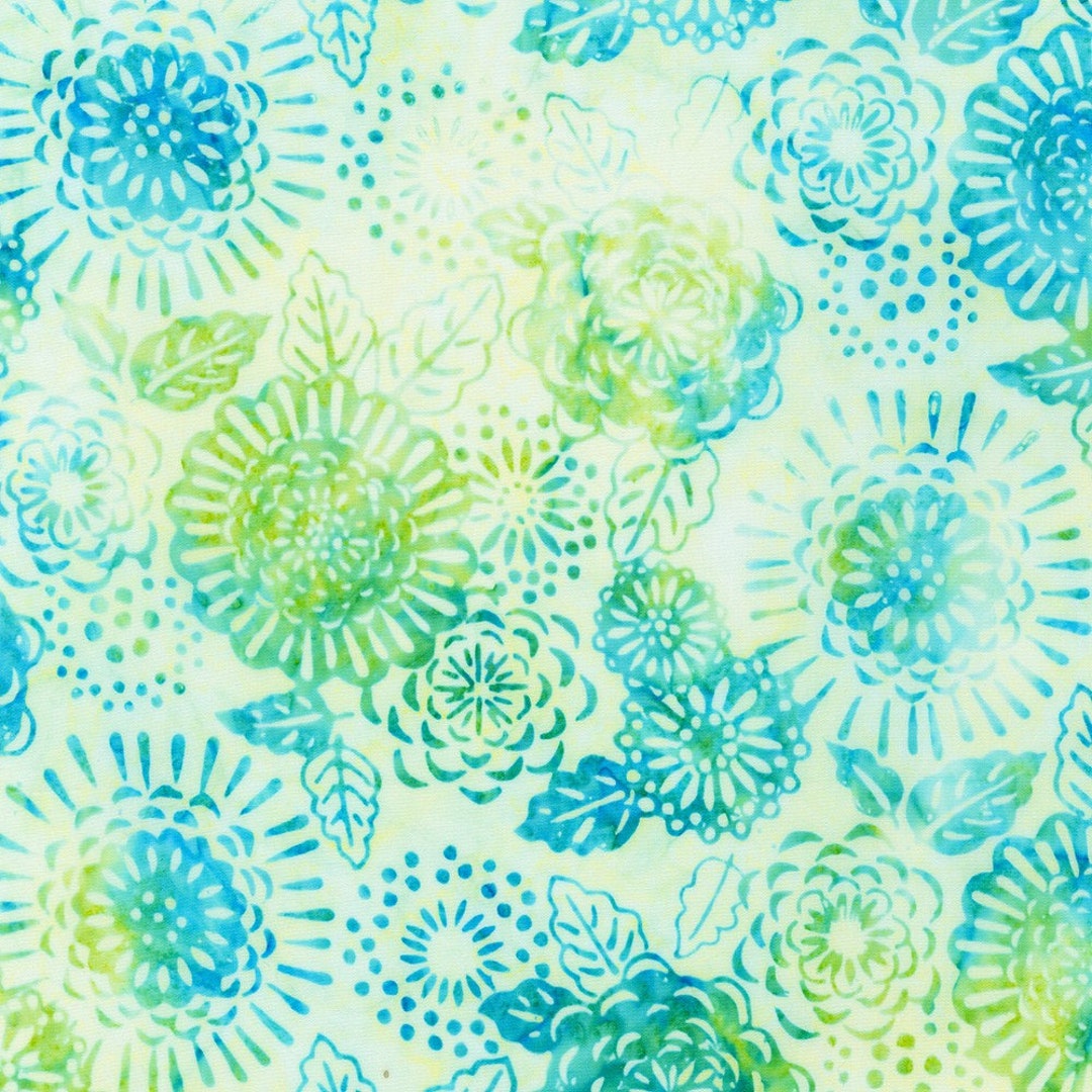 Artisan Batik Fabric- Sea Glass From the Hermosa Collection for Robert ...