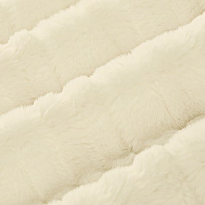 Luxe Cuddle® Vienna in Natural From Shannon Fabrics Furry MINKY Collection- Embossed Minky - 100 ...