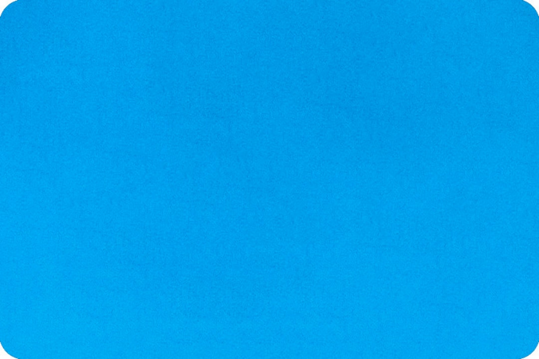 Azure Blue Solid Cuddle® 3 Minky Smooth Plush From Shannon Fabrics- 3mm ...