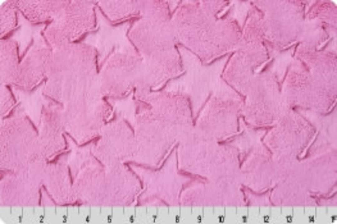 DISCONTINUED- Luxe Cuddle®stars in Hot Pink From Shannon Fabrics - Etsy