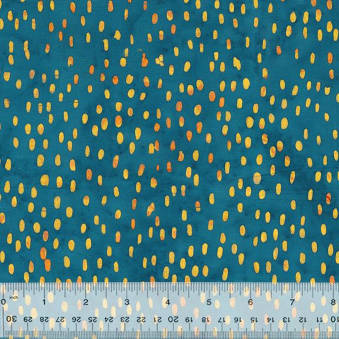 BATIK FABRIC - Dashes in Blue From the Lux Collection From Anthology ...