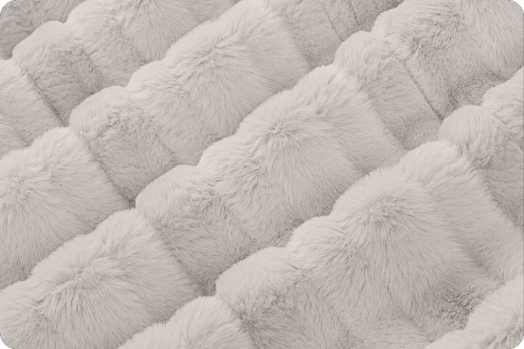 Luxe Cuddle® Vienna in Vapor From Shannon Fabrics Furry MINKY Collection Embossed Minky 100% ...
