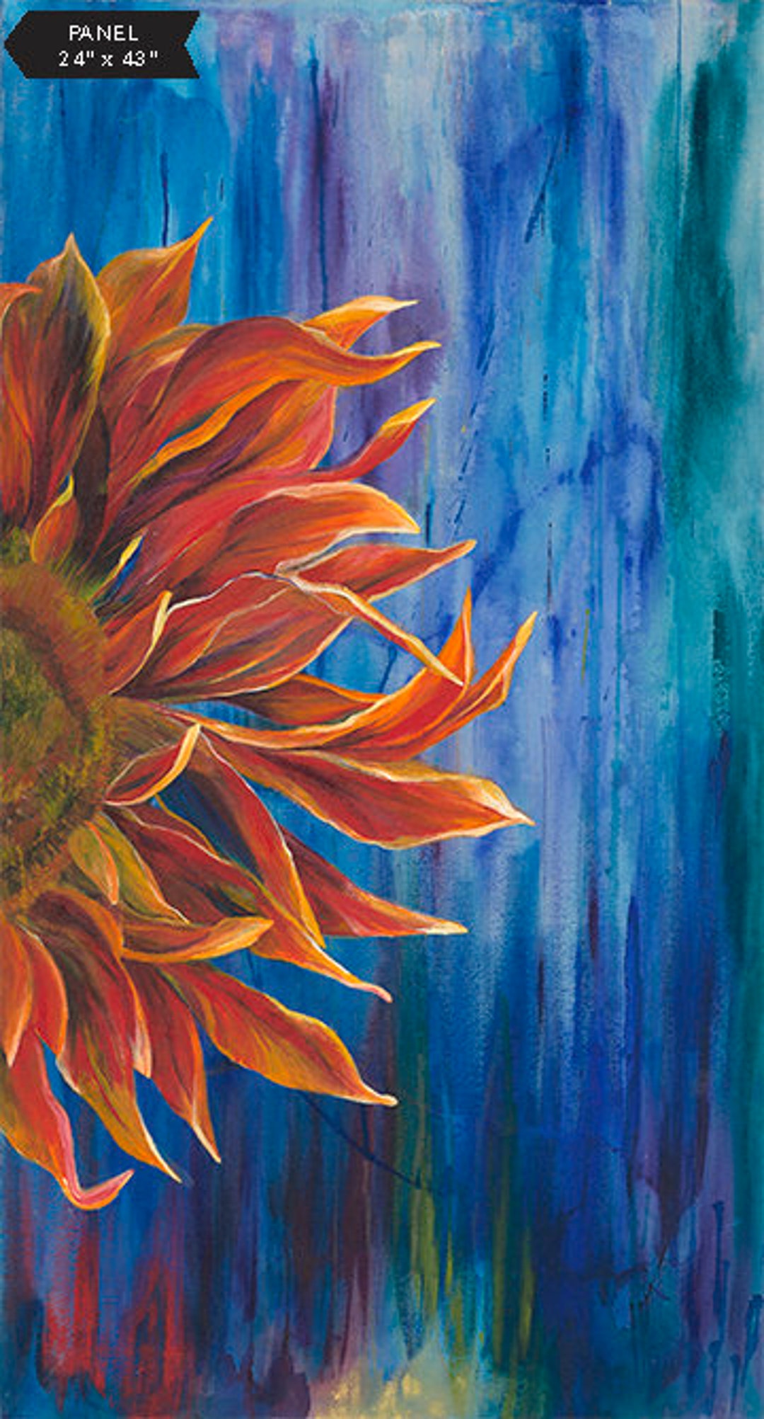 Ring of Fire Right Side PANEL From the Day Dreamin' by Northcott Fabric ...