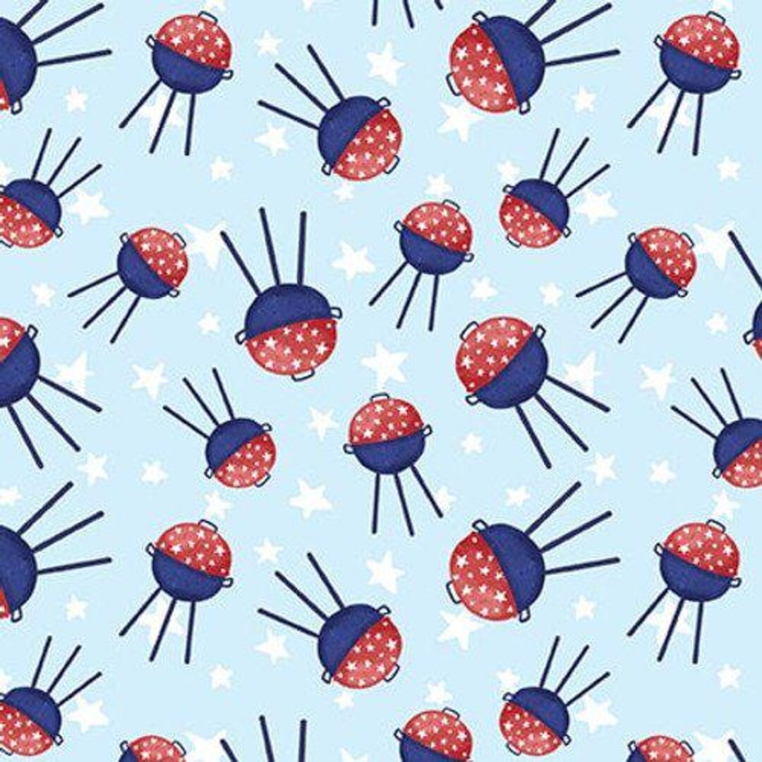 Barbeque Grills in Light Blue From the Camp USA Collection by Bentpath ...