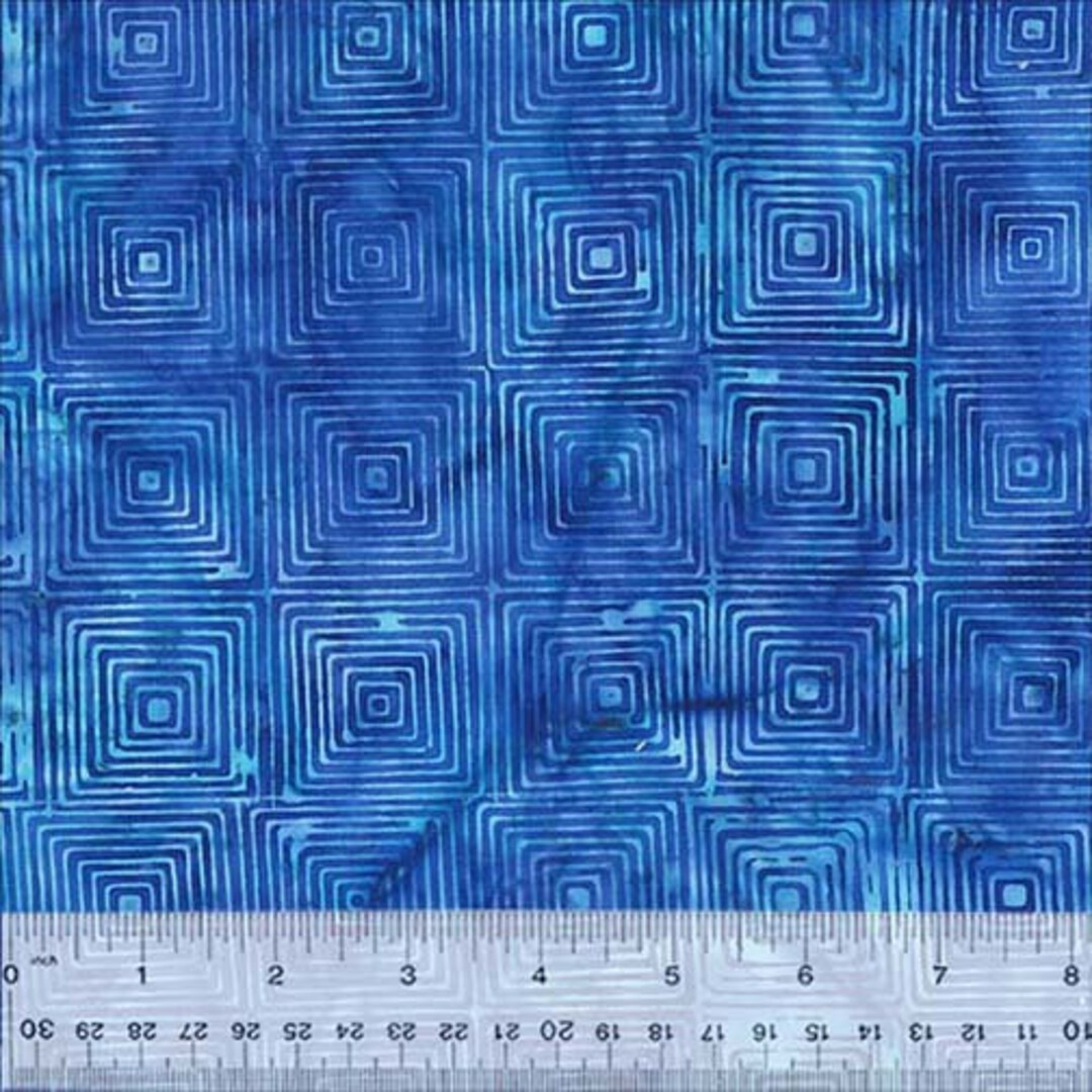 Batik Fabric - Labyrinth in Periwinkle From the JDJ Periwinkle Glow ...