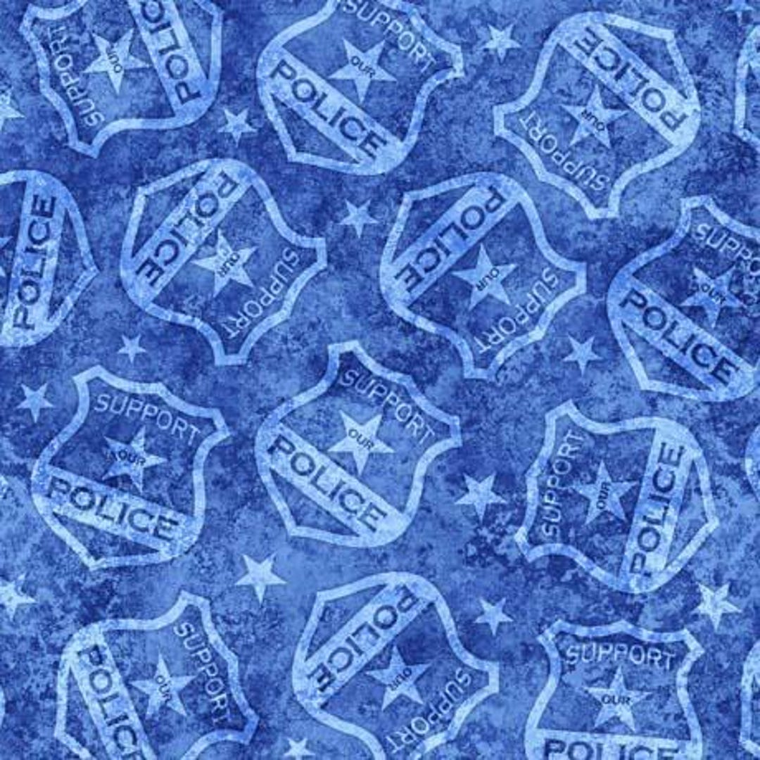 Police Badges in Blue From the American Heroes - Police Collection by ...