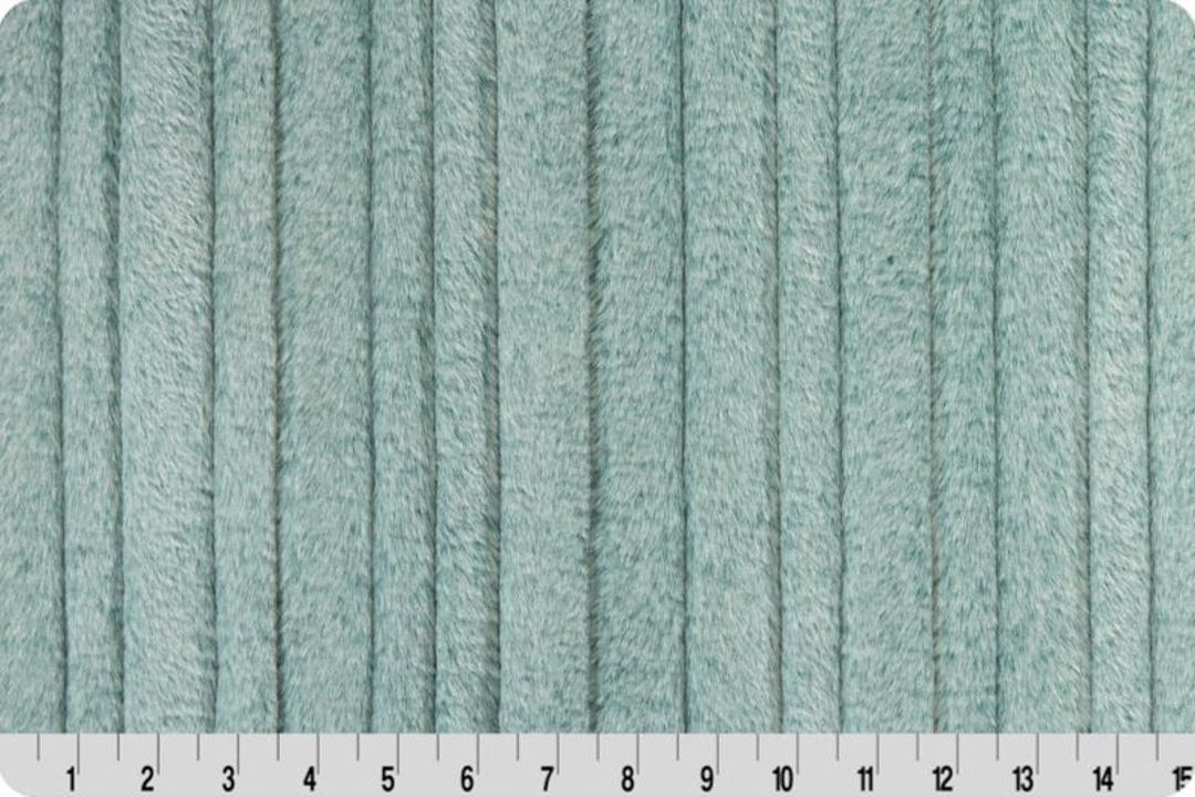Luxe Cuddle® Iced Vienna in Spruce From Shannon Fabrics Furry MINKY Collection- Embossed Minky ...