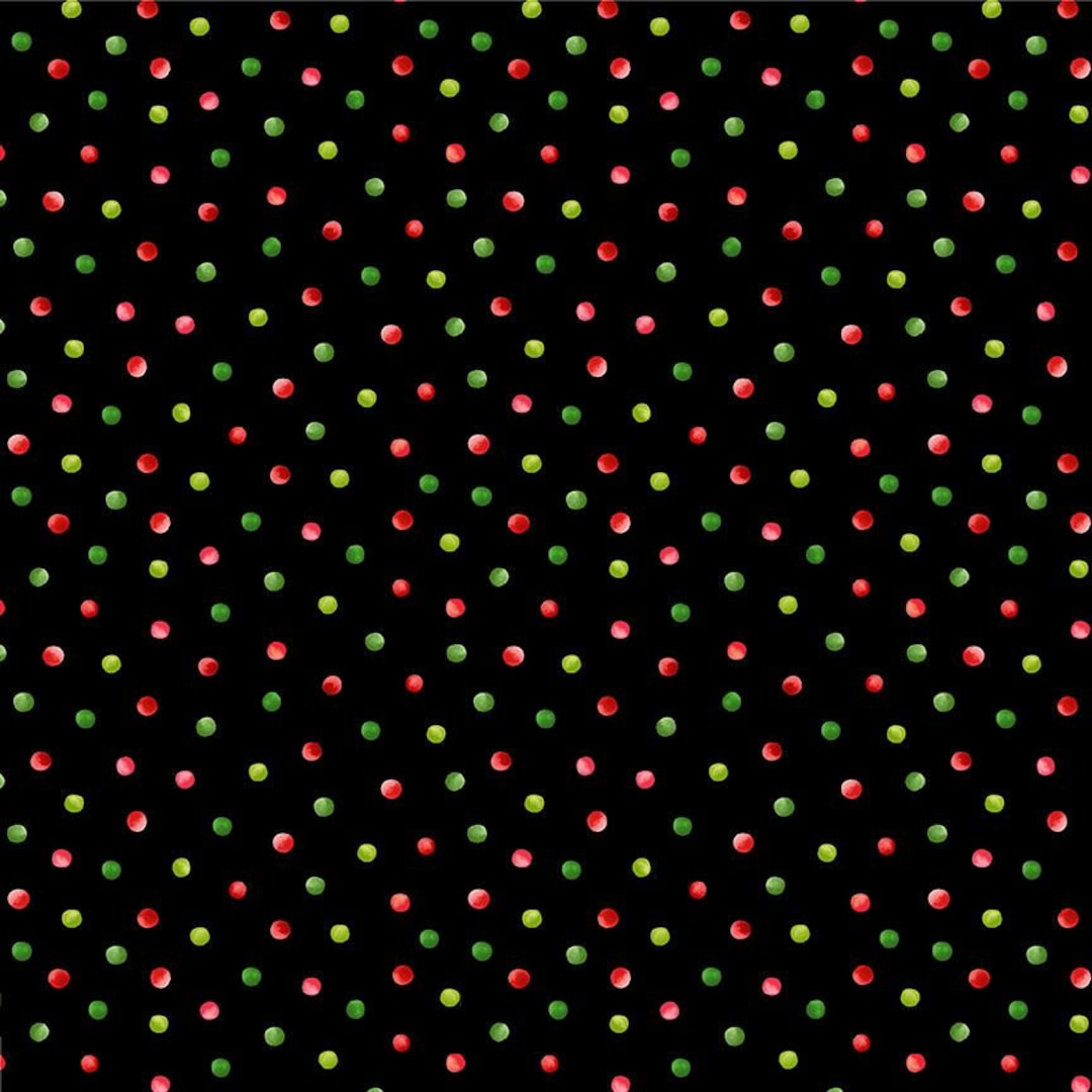 Watermelon Dots in Black - Watermelon Party Collection Timeless ...