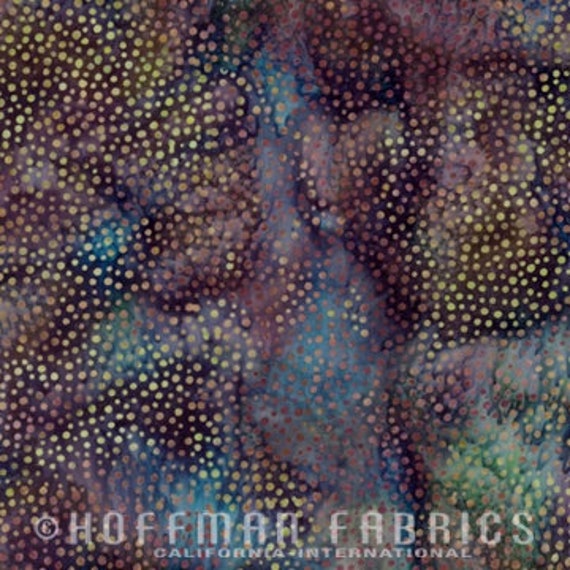 Royal Blue Dot Batik 100% Cotton Dyed and Batiked by Hand in Bali From ...