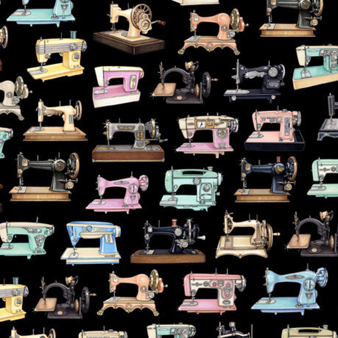 Sewing Machines in Black From the Just Sew Collection by ©dan Morris ...