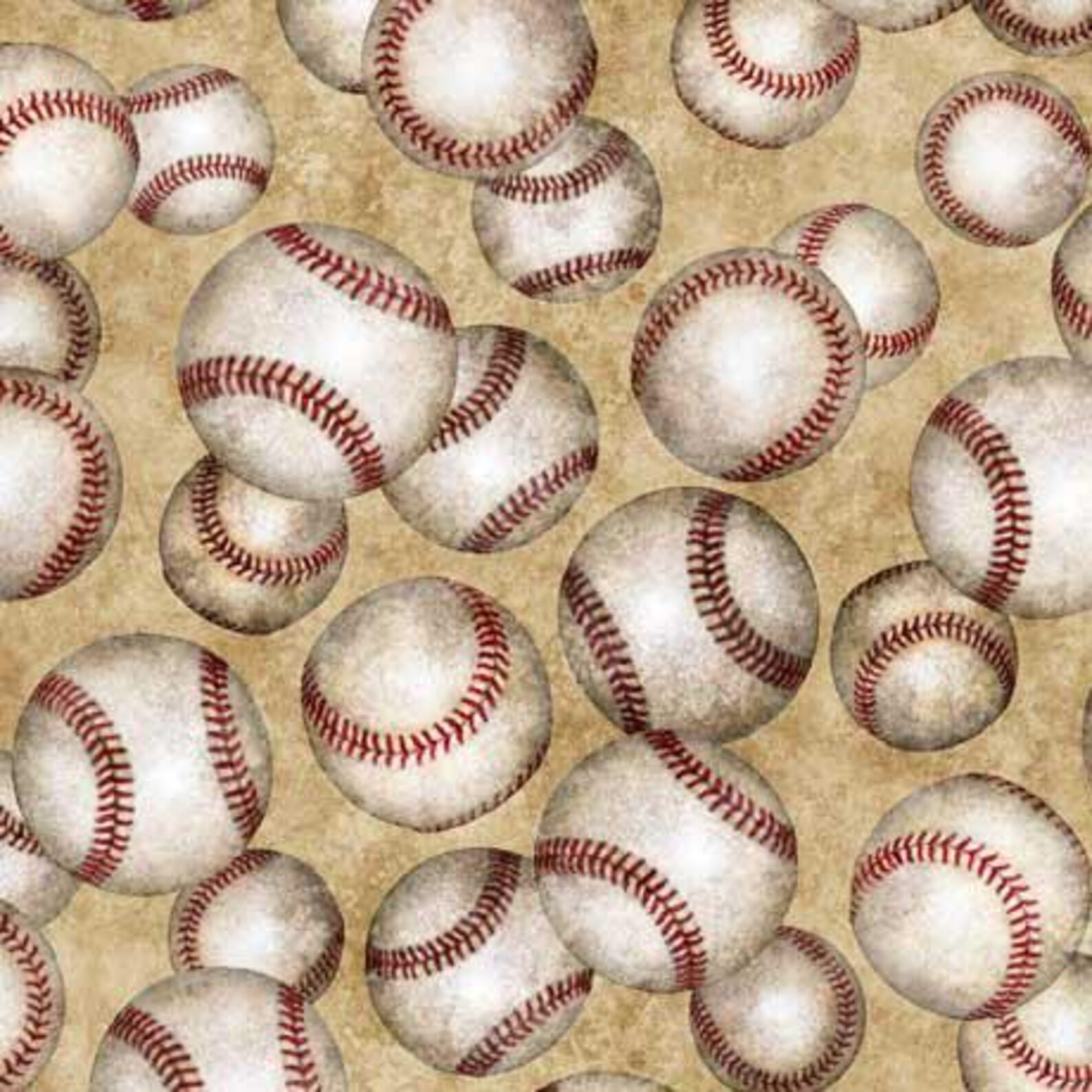 Tossed Baseballs in Tan From the Bases Loaded Collection by ©morris ...