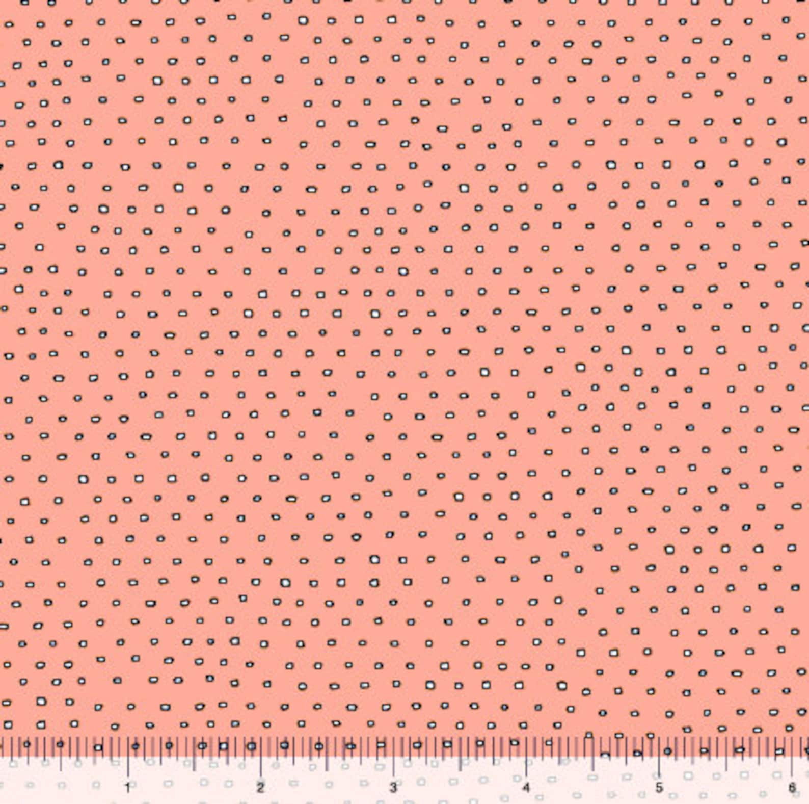 Hot Pink Square Dots Blender From Pixie Dots Collection Quilting ...
