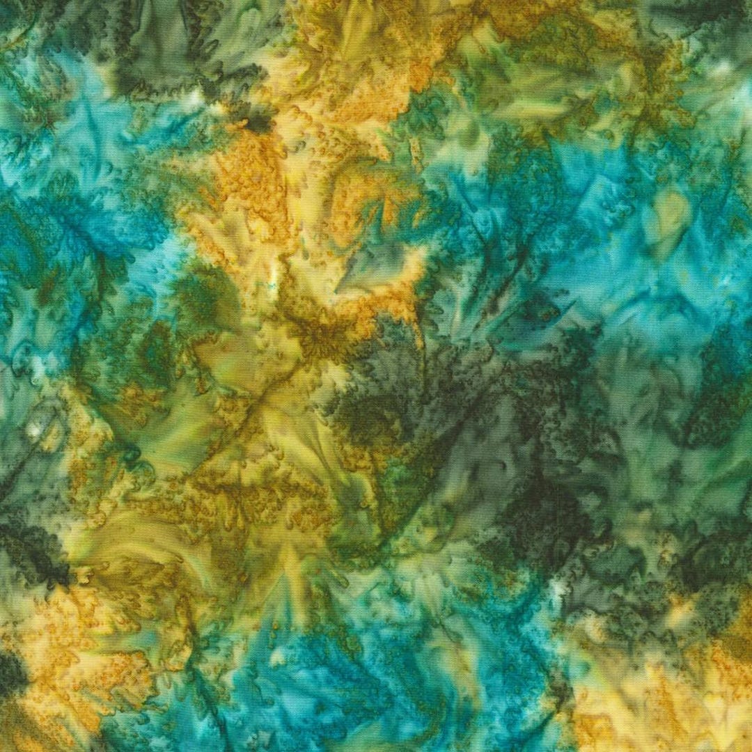 Batik Fabric - Ocean Wash in Nature From the Artisan Batiks ...