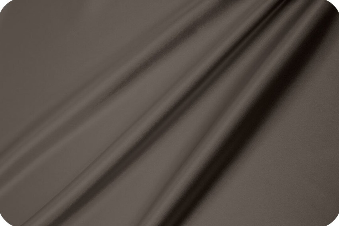 Chocolate Silky Smooth Satin 333 From Shannon Fabrics by the Yard - Etsy