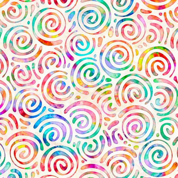 Colorful Packed Scroll Swirl in Cream From Brilliance - Etsy