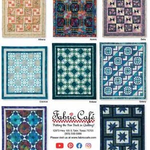 Fabulous 5 Yard Quilt Pattern Book From Fabric Cage - 8 Patterns - Etsy