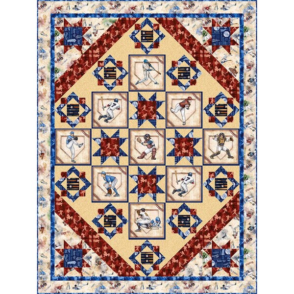 Baseball Quilt Kit - Etsy