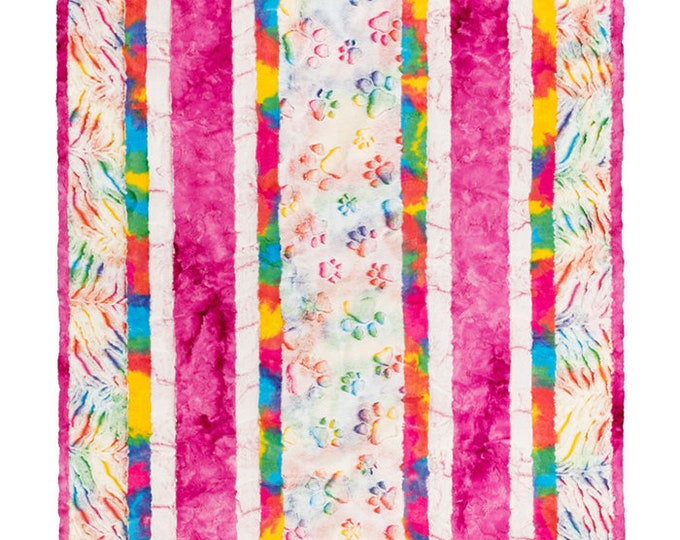 Pawsitive Vibes Fabulous 5 Cuddle MINKY KIT From Shannon Fabrics ...