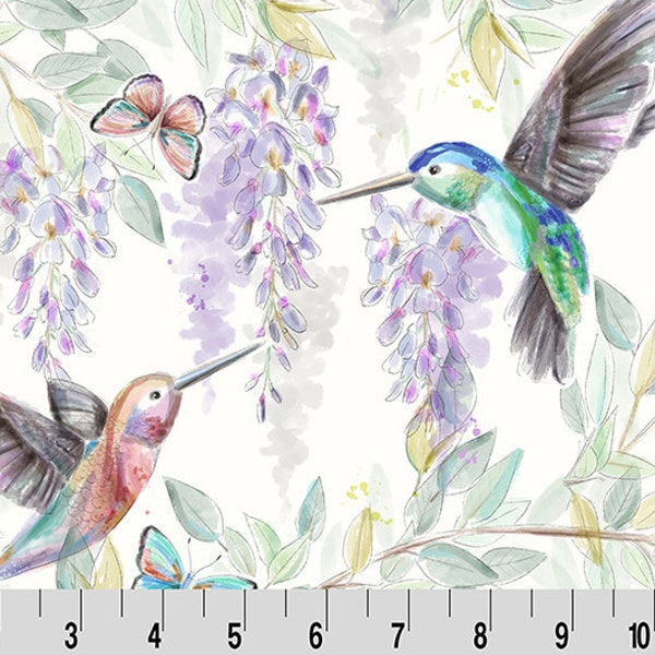 Hummingbird Fabric - Etsy