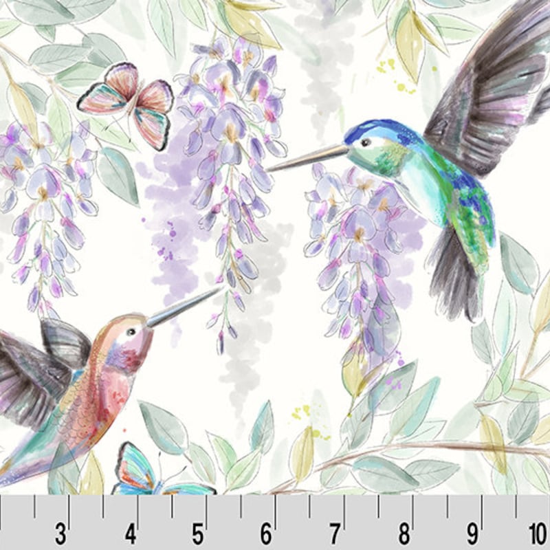 Hummingbird Fabric - Etsy