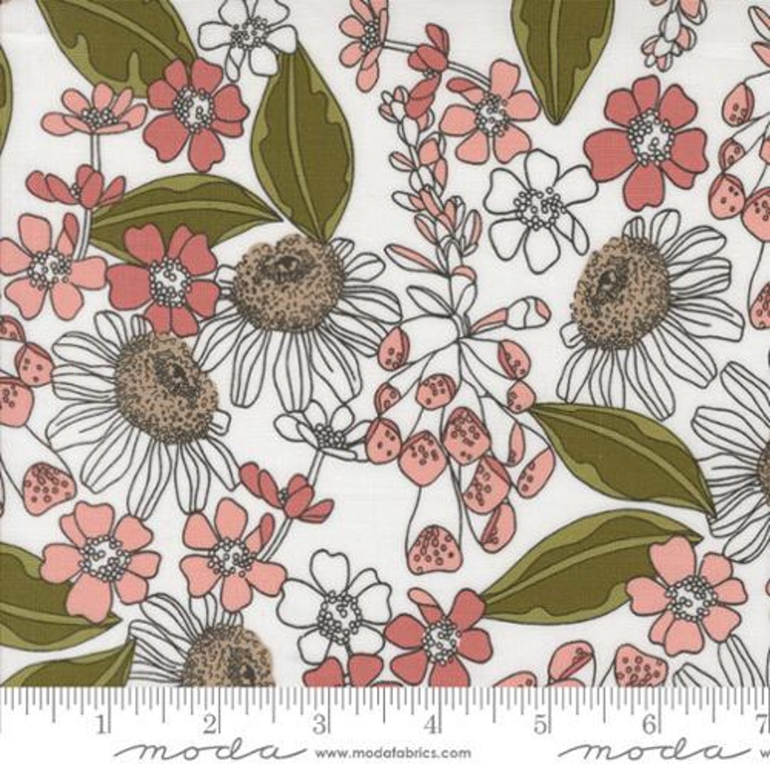 Botany Garden Bouquet Paper by Alli K. Design From Moda Fabrics - 100% ...
