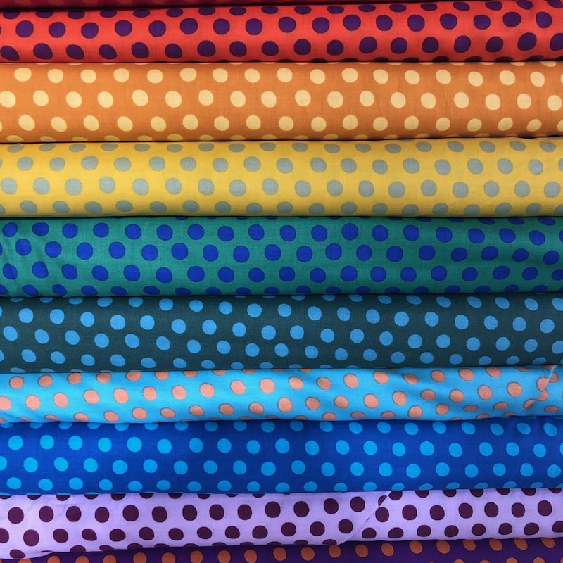 100% Cotton Spot Fabric - Etsy