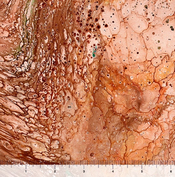 Surge Abstract in Rust From Fusion II Collection by Quilting | Etsy