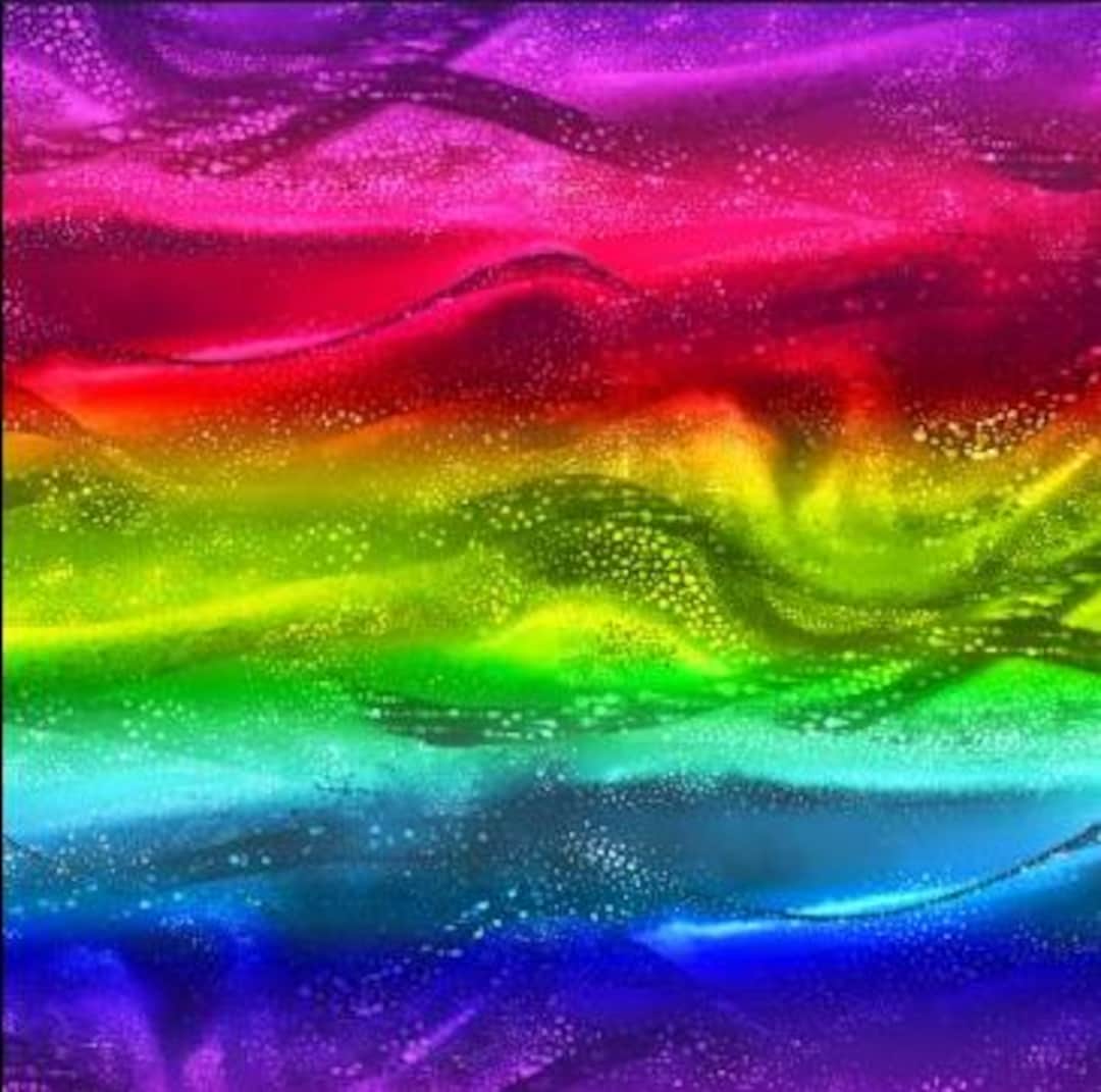 Rainbow Wave Texture in Rainbow From the Pacifica Rainbow Collection ...